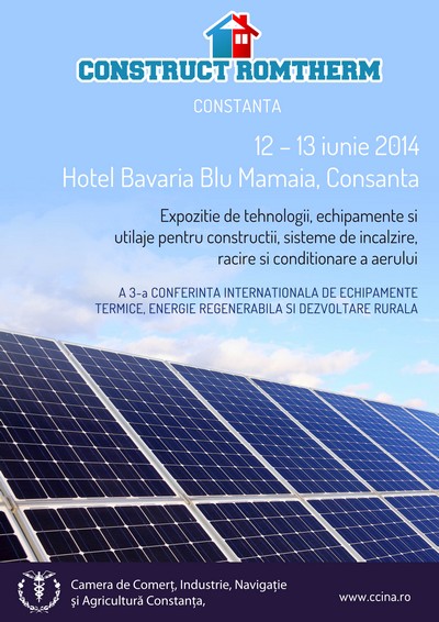 Construct - RomTherm 2014 si a 3-a Conferinta internationala de echipamente termice, energie ...