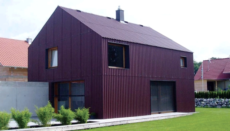 Noile placi ondulate Creaton din fibrociment pentru acoperis si fatada