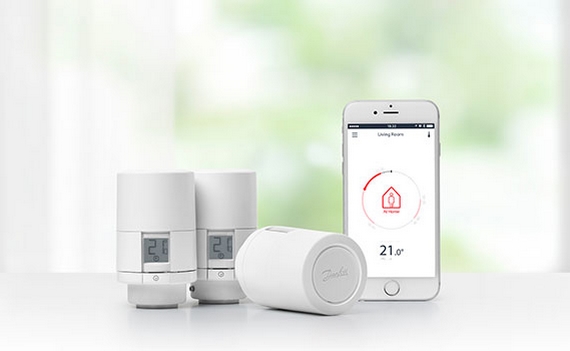 Termostat de radiator inteligent Danfoss Eco™ cu tehnologie Bluetooth