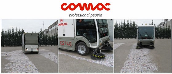 Masina de maturat si aspirat tip Comac CS 140 Diesel