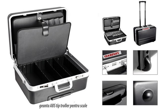 Geanta Kronus ABS tip troller pentru scule
