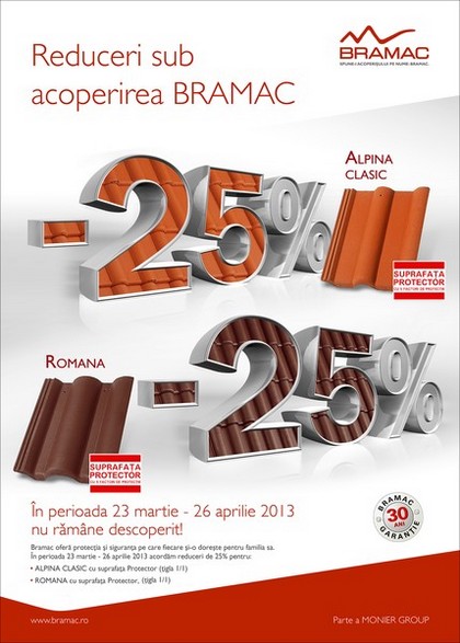 Reduceri sub acoperirea Bramac