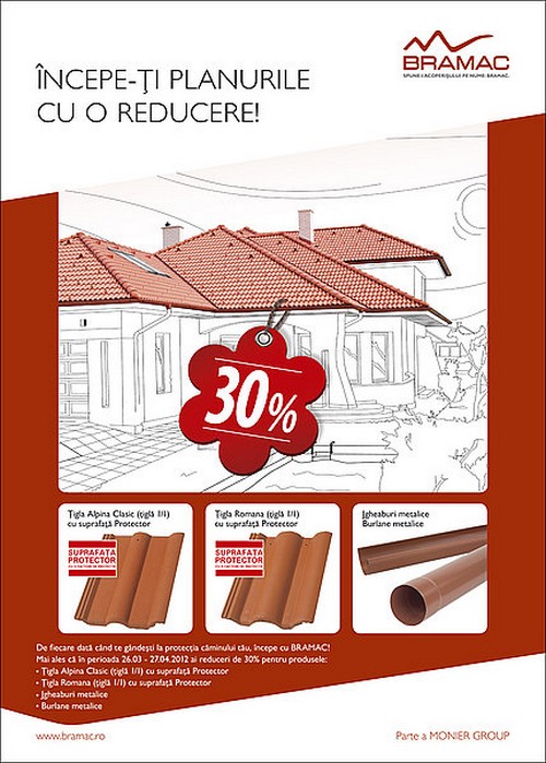Bramac anunta campania de reducere de pret