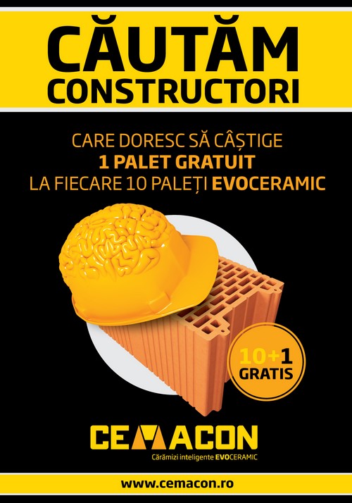 Castigi un palet GRATUIT la fiecare 10 paleti Evoceramic