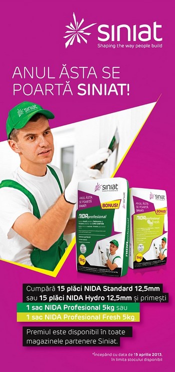 Cumpara 15 placi NIDA Standard 12,5mm sau 15 placi NIDA Hydro 12,5mm si ...